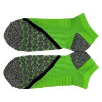 China Daily Knitted Green Breathable Custom Logo Private Label Bulk Running Sport Socks for sale
