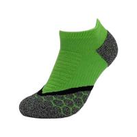 China Green High Ankle Socks Custom Made for Quick Dry Soft Cotton and Anti Slip Function for sale