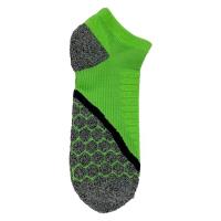 China Green High Ankle Socks Custom Made for Quick Dry Soft Cotton and Anti Slip Function for sale