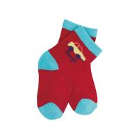 China Casual Socks Golden Cotton Anti Slip Animal Socks for Kids 12-24M for sale