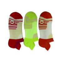 China Athletic Polyamide Print Adult Basketball Multi Color Low Cut Sports Socks with Fabric for sale