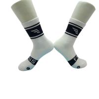 China Geometric Design Thick Cotton Anti-Slip Sports Socks for Unisex 22% Polyamide Fabric for sale