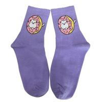 China LZ-21-antilsip 01 Knitted Cartoon Tube Cotton Socks for Women Body  Position for sale