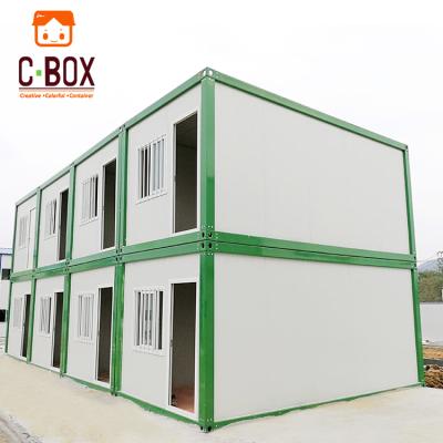 China Modern Cbox Prefab 2 3 Bedroom Combo Mobile Container Homes Two Story Container House in Philippines Indonesia for sale