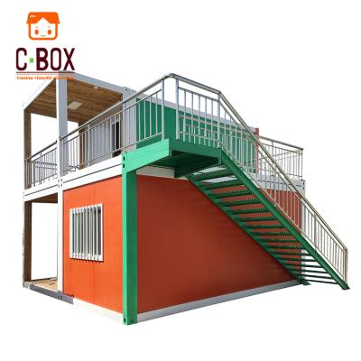 China Modern Cbox Flat Pack Container House 2 3 Bedroom Bathroom Container Kitchen Pre-made House For Philippines for sale