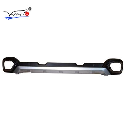 China 167 * 24 * 24cm Car Rear Bumper Guard , Silver / Black Auto Rear Bumper Protector D006 Model for sale