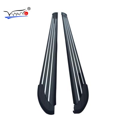 China D007 Aluminium Alloy Side Step Running Boards , Silver Automatic Running Boards  for sale