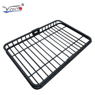 China Steel E005 M6 Roof Rack Basket For Universal Car Black Color Easy Installation for sale