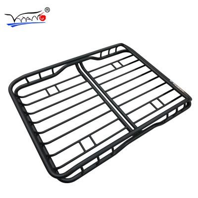 China E002 M9 Steel Luggage Basket For Roof Racks With Fully Enclosed Spoiler Universal Type for sale