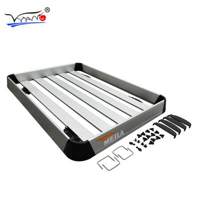 China Universal Aluminium Alloy Roof Rack Basket Silver / Black Color F005 Mb Model for sale