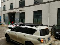 China Flat Platform Toyota Prado 120  Aluminium Roof Rack  Seamless Attachment for sale