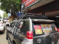 China Universal Iron Steel SUV Side Ladder For Round Tube Roof Basket for sale
