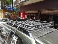 China Universal Iron Steel SUV Side Ladder For Round Tube Roof Basket for sale