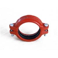 China TOBO Ductile Iron Fitting Casting 75L DN200 Red Pipe Coupling Clamp for sale