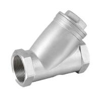China Stainless Steel 304 Y Type Female Thread Filter Boiler Steam  Strainer for sale