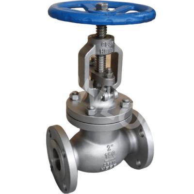 China DN25 DN300 Flange Stainless Steel Globe Valve Self Sealing Easy To Maintain for sale