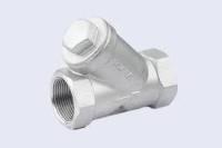 China 1 /4 -4 Inch 304 CF8M npt thread valve with strainer,stainless steel y strainer for sale