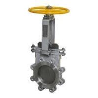 China TOBO High Temperature Pneumatic Ceramic Shut Off 3 5 Inch Dn100 Knife Gate Valve for sale