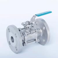China Water Oil Base Gas Cast Steel SS 3 Way Ball Valve Flanged End Full Port Ball Valve for sale