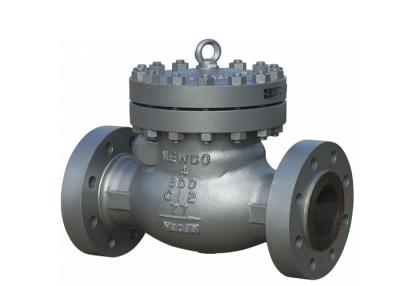 China Cast Steel Swing Check Valve , Flanged Non Return Valve ANSI 150LB H44H for sale