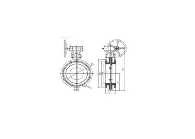 China Soft Sealing NBR Wafer Butterfly Valve EPDM Seat SS Butterfly Valve for sale