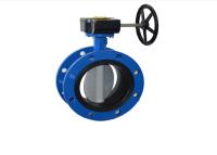 China Manual NBR Seats Cast Iron Butterfly Valve / PN16 Butterfly Valve Simple Structure for sale