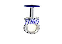 China DN50 Cast Iron Knife Gate Valve ANSI 150LB Non Rising Stem Wafer Gate Valve for sale