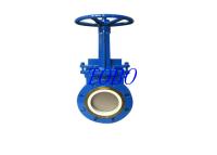 China DN50 Cast Iron Knife Gate Valve ANSI 150LB Non Rising Stem Wafer Gate Valve for sale