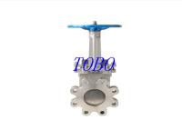 China TOBO Durable High Temperature ANSI 150LB Stainless Steel 316 Wafer Knife Gate Valve for sale