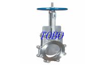 China TOBO Durable High Temperature ANSI 150LB Stainless Steel 316 Wafer Knife Gate Valve for sale