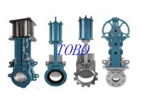China Cast Iron Wafer Lug Knife Gate Valve 150LB 300LB 600LB With Metal Seat for sale