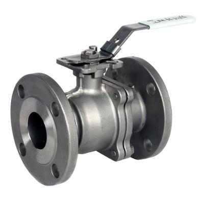 China Handle Lock PN40 Two Pieces CF8M CF3M 3 4 Inch Stainless Steel Ball Valve for sale