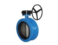 China Good Interchangeability Welded Seal DN400 PN10 Butterfly Valves Low Flow Resistance for sale