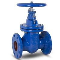 China DN100 PN 10 And 16 Metal Seated Gate Valves Oval Body Cast Iron Inside Screw for sale