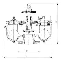 China Double Orifice Air Release Valve , SS316 DN 200 PN16 Automatic Air Release Valve for sale
