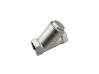 China BSP End Y Type Spring Check Valve 800 Psi SS316 Full Port PTFE Seat for sale