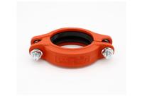 China Female Thread Ductile Iron Fitting 300PSI Rigid Flexible Coupling for sale
