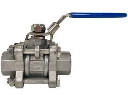 China Stainless Steel ASTM A312 TP316L Forged 3 Way Ball Valve  2