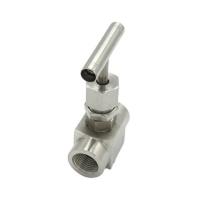China BSPP BSPT NPT Threaded Stainless Steel Body 1/2 Needle Valve for sale