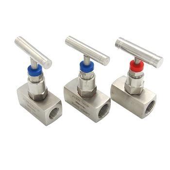 China High Pressure Hexagonal Bar Stock Right Angle Chemical Flow Control Needle Valve for sale