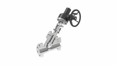 China Globe Valves With Fully Body-Guided Disc Handles Flow At High-Pressure Differentials for sale