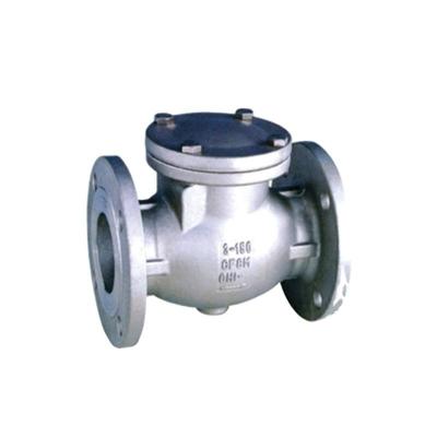 China Vertical Horizontal Water Full Opening Swing Type Wcb Casting Flanged Non Return Check Valve for sale