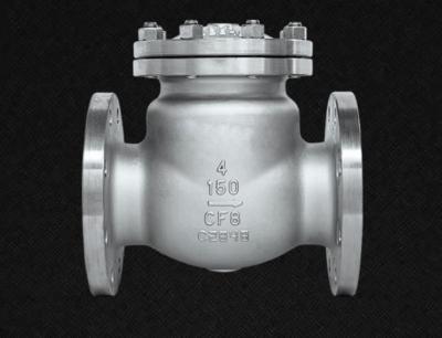 China High Pressure Api 6d Class 200 Cf8 Swing 100mm 4