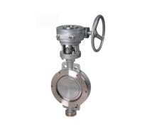China DN50~DN200 Pressure PN10 PN16 Class 150 Full PTFE Lined Wafer Butterfly Valve for sale