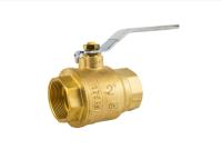 China Stainless Steel 2PC Internal Thread Handle Lock Through Water Oil And Gas Ball Valve for sale