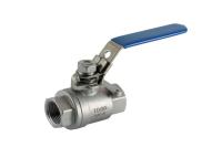 China 2 Inch Full Bore Reduced Floating Ball Valve Wafer Type DN100 for sale