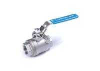 China 2 Inch Full Bore Reduced Floating Ball Valve Wafer Type DN100 for sale