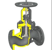 China Pn16 Din Cast Steel Bellow Seal Stainless Steel Flange End Globe Valve for sale