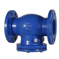 China DI Construction Flanged Ball Check Valve Axial Disc Applications Pumping stations for sale