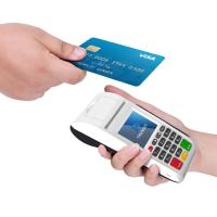 China Liunx Wireless Handheld POS Terminal 320g With High Speed Thermal Printer for sale